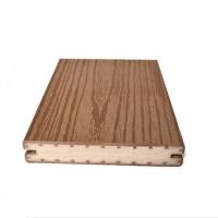 China PVC ASA Composite Decking 140x25mm Slip Resistant Outdoor Garden Balcony Flooring CE ISO for sale