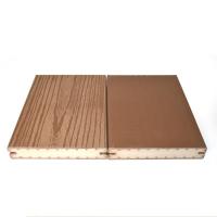 China PVC ASA Composite Decking 140x25mm Slip Resistant Outdoor Garden Balcony Flooring CE ISO for sale