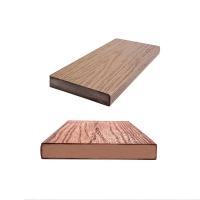 China PVC Foam ASA Composite Decking Board 140x25mm Outdoor Crack Resistant Waterproof Trex for sale