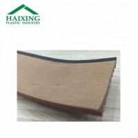 China 19cm Width Composite Teak Waterproof Soft PVC Marine Boat Yacht Kayak Flooring Decking 25m Length 5mm Thickness for sale