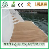 China PVC Marine Boat Flooring Decking Sheet 5mm Thick 19cm Wide 25m Long Anti-slip Waterproof for sale