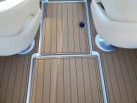 China 190mm x 5mm x 25m Inner-Lock Waterproof Teak Synthetic Marine Deck PVC Composite Flooring Mat for sale