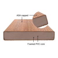 China Coffee Wood Texture Surface Co-Extrusion Paddock Panel Board for Easy Click Installation for sale