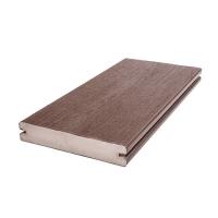 China Coffee Wood Texture Surface Co-Extrusion Paddock Panel Board for Easy Click Installation for sale
