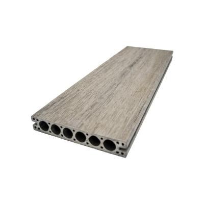 China Click Installation PVC Decking Board for Terrace Exterior Wood Plastic Composite Deck for sale