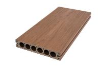 China Click Installation PVC Decking Board for Terrace Exterior Wood Plastic Composite Deck for sale