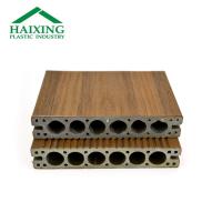 China Click Installation PVC Decking Board for Terrace Exterior Wood Plastic Composite Deck for sale