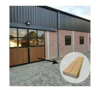 China ASA Capped PVC Composite Decking 140mm x 25mm Wood Grain Garden Fencing Panel 4m Length for sale