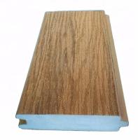 China ASA Capped PVC Composite Decking 140mm x 25mm Wood Grain Garden Fencing Panel 4m Length for sale