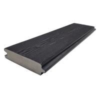 China ASA Capped PVC Composite Decking 140mm x 25mm Wood Grain Garden Fencing Panel 4m Length for sale