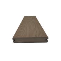 China 14ft PVC Foam Decking 140x25mm Grooved Solid for High Traffic Areas for sale