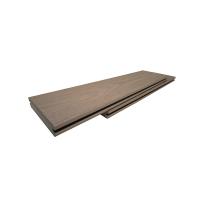 China Grooved Solid Decking for Exterior Installations Length 12ft and Above 18mm Thickness for sale