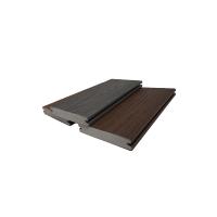 China Grooved Solid Decking for Exterior Installations Length 12ft and Above 18mm Thickness for sale