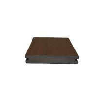 China Grooved Solid Decking for Exterior Installations Length 12ft and Above 18mm Thickness for sale