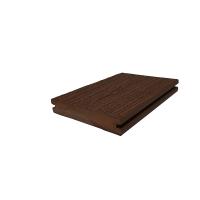 China Foamed PVC Co-Extruded ASA Grooved Decking 140mm x 25mm for Outdoor Living for sale