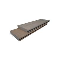 China End Homes' Luxurious Grooved Solid Decking with Matt Finish and Optional Wood Grains for sale