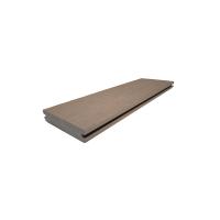 China 140mm*25mm Eco-Conscious Grey Grooved Solid Decking for Sustainable Building Projects for sale