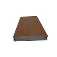China 140mm x 25mm PVC Foam Decking Wood Grain Co-extrusion Easy Install DIY for sale