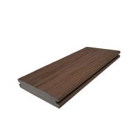 China 140mm x 25mm PVC Foam Decking Wood Grain Co-extrusion Easy Install DIY for sale