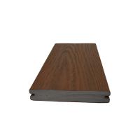 China 140mm x 25mm PVC Foam Decking Wood Grain Co-extrusion Easy Install DIY for sale