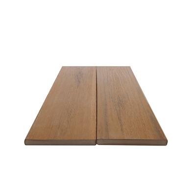 China Grooveless Foam PVC Decking 3.6m 4.8m 6m Wood Grain Embossing for Outdoor Living for sale