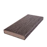 China Grooveless Foam PVC Decking 3.6m 4.8m 6m Wood Grain Embossing for Outdoor Living for sale