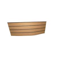 China 190mm x 5mm x 25000mm PVC Decking for Marine Vessels Harsh Environment Resistant ASA Surface for sale