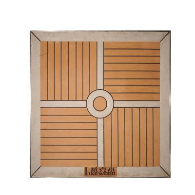 China Anti-Slip Ship Decking Floor 190mm x 5mm x 25m ASA PVC Foam Composite for sale