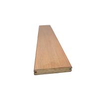 China PVC Aluminum Decking 140mm x 25mm Wood Grain Finish Customizable Length 3.6m 6m for sale