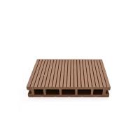 China PVC ASA Co-Extrusion Foam Decking 140mm x 25mm Anti-Crack Outdoor WPC Flooring for sale
