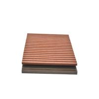 China PVC ASA Co-Extrusion Foam Decking 140mm x 25mm Anti-Crack Outdoor WPC Flooring for sale