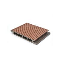 China PVC ASA Co-Extrusion Foam Decking 140mm x 25mm Anti-Crack Outdoor WPC Flooring for sale