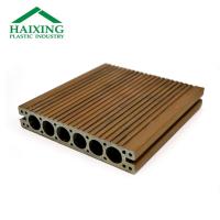 China Hollow Removable PVC ASA Co-Extrusion Decking 140mm x 25mm Anti-Crack Outdoor for sale