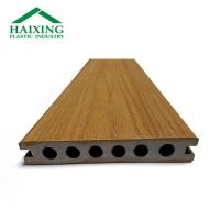 China Hollow Removable PVC ASA Co-Extrusion Decking 140mm x 25mm Anti-Crack Outdoor for sale