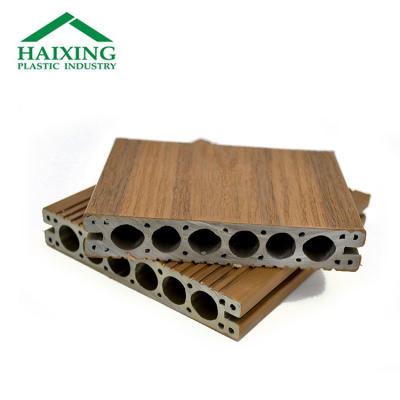 China PVC Foam Decking 140x25mm 200x32mm Outdoor WPC Composite Decking for Patios for sale
