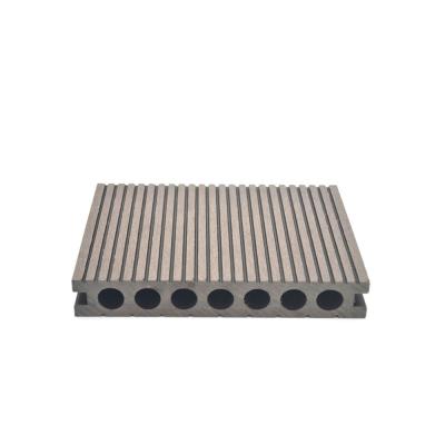 China PVC ASA Co-Extrusion Foam Decking 140mm x 25mm Anti-Crack Fireproof WPC Decking for sale