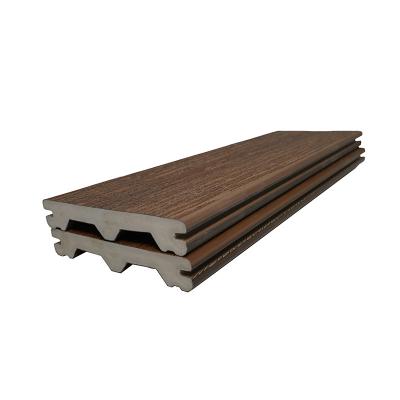 China Outdoor Grade 140x25mm 140x20mm PVC Decking Splinter Free Design for Kids Pets for sale