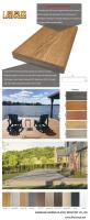 China Eco Friendly PVC Wood Plastic Composite Decking 140x23mm Realistic Wood Look for sale