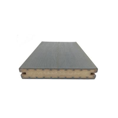 China PVC Outdoor Decking 140x25mm All Seasons Foam Deck Board for Commercial Projects for sale