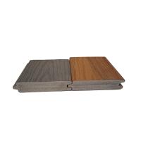 China 122*23mm Waterproof Hidden-Hardware Seamless PVC Outdoor Decking for Smooth Surface for sale