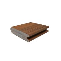 China Consistent Materials PVC Foam and ASA Coordinating Outdoor Decking in 122*23mm Size for sale