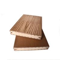 China 122x23mm PVC Outdoor Decking Foam Composite Board Fastener-Free Unified Deck 20 Year Warranty for sale