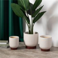 China European style high quality matte plant flower pots cheap outdoor garden floor decoration ceramic pots for sale