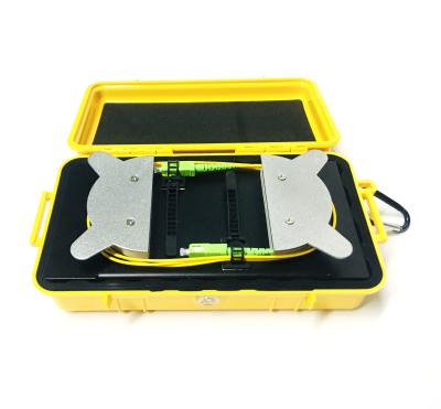 China 1000m Single Mode G652D OTDR Launch Cable Box with SC/UPC Connector for Precise OTDR Testing for sale