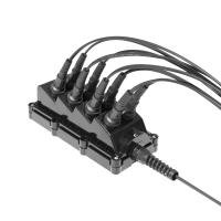 China 8 Port FTTA NAP Terminal Box Waterproof Mini SC H Connector Fiber Optic Hub for sale