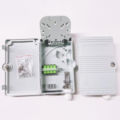 China FTTH Waterproof Fiber Optic Terminal Box 4 Ports SC APC Optical Distribution Box for sale