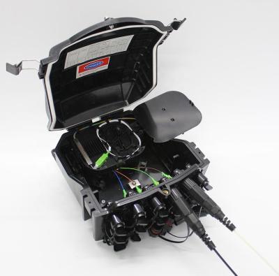 China Outdoor FTTA FTTH Fiber Optic Terminal Box with 16 Ports IP65 Waterproof and 1x16 Splitter for sale