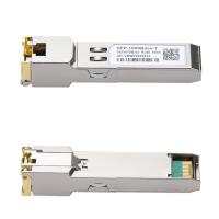 China SFP-GE-T 100m SFP Fiber Optic Transceiver Module RJ45 1GE Copper 1.25G for sale