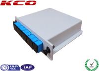 China Planar Lightwave Circuit 1:8 PLC Optical Splitter FC APC Adapter , Single Mode Fiber Splitter 1x8 for sale