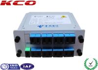 China FTTH GPON 1:16 Fiber Optic Splitter 1X16 Single Mode Cable LGX Cassette for sale